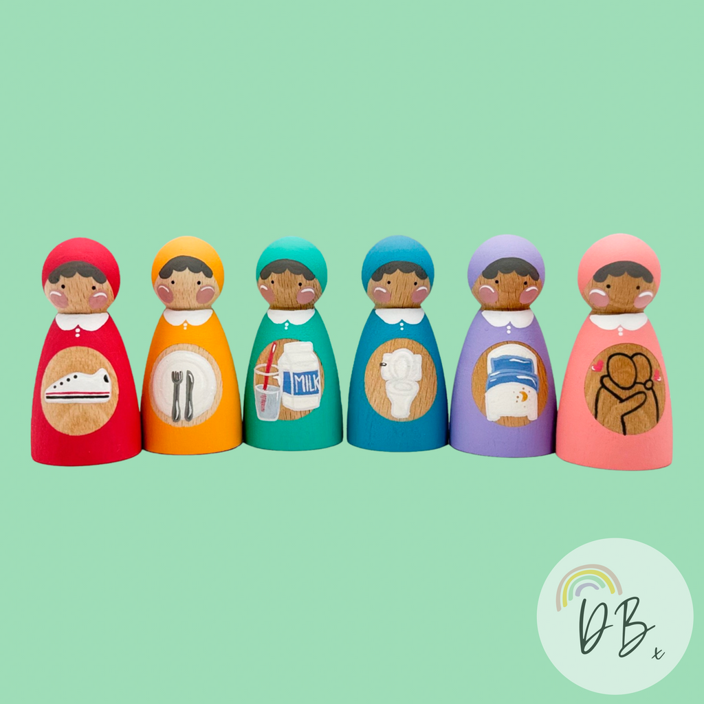 Spectrum Wooden Dolls – Dilly Blue